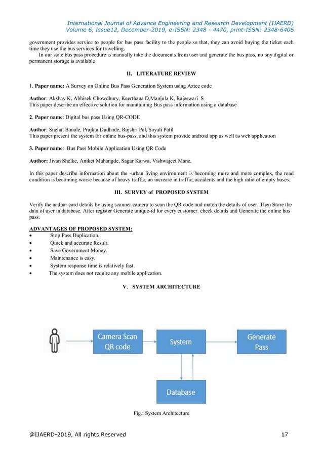 Digital bus pass | PDF