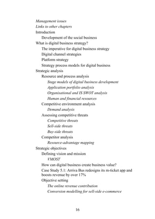 digitalbusiness and e commercemanagement 7thedition | PDF