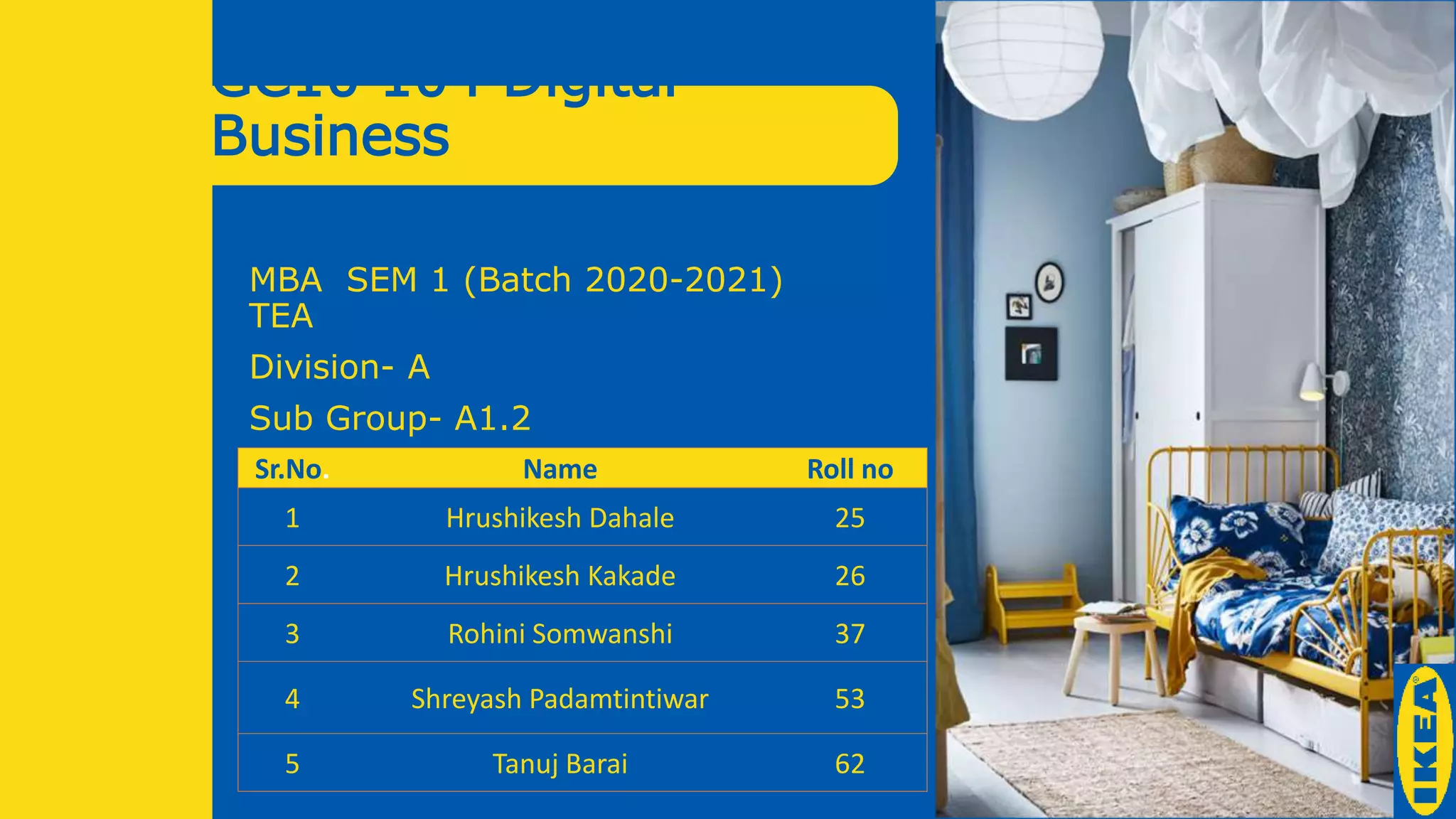 IKEA - Digital Business Model and History | PPT