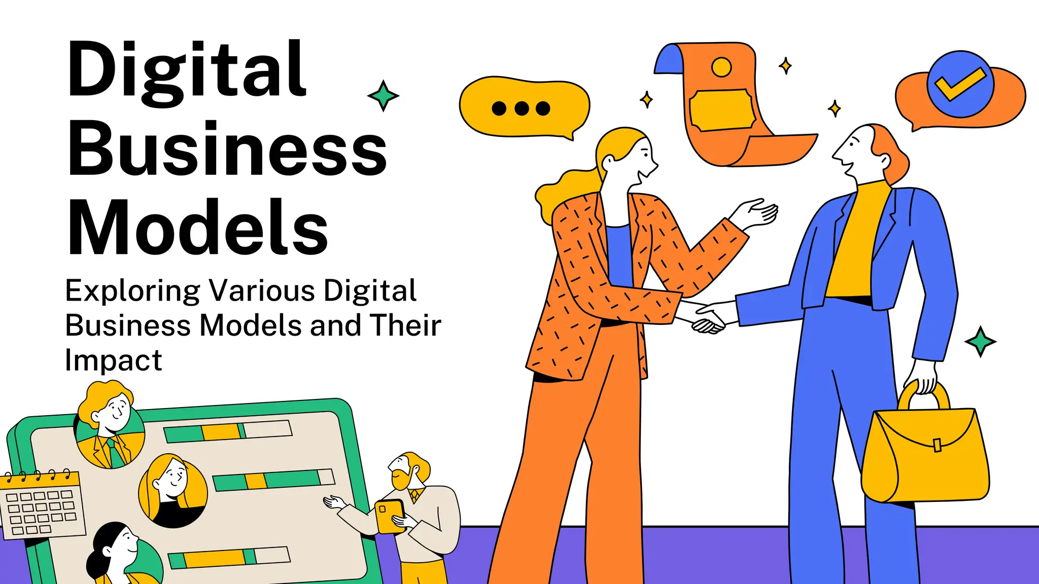 Digital Business Model Presentation - Digital Transformation | PDF