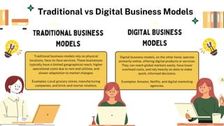 Digital Business Model Presentation - Digital Transformation | PDF