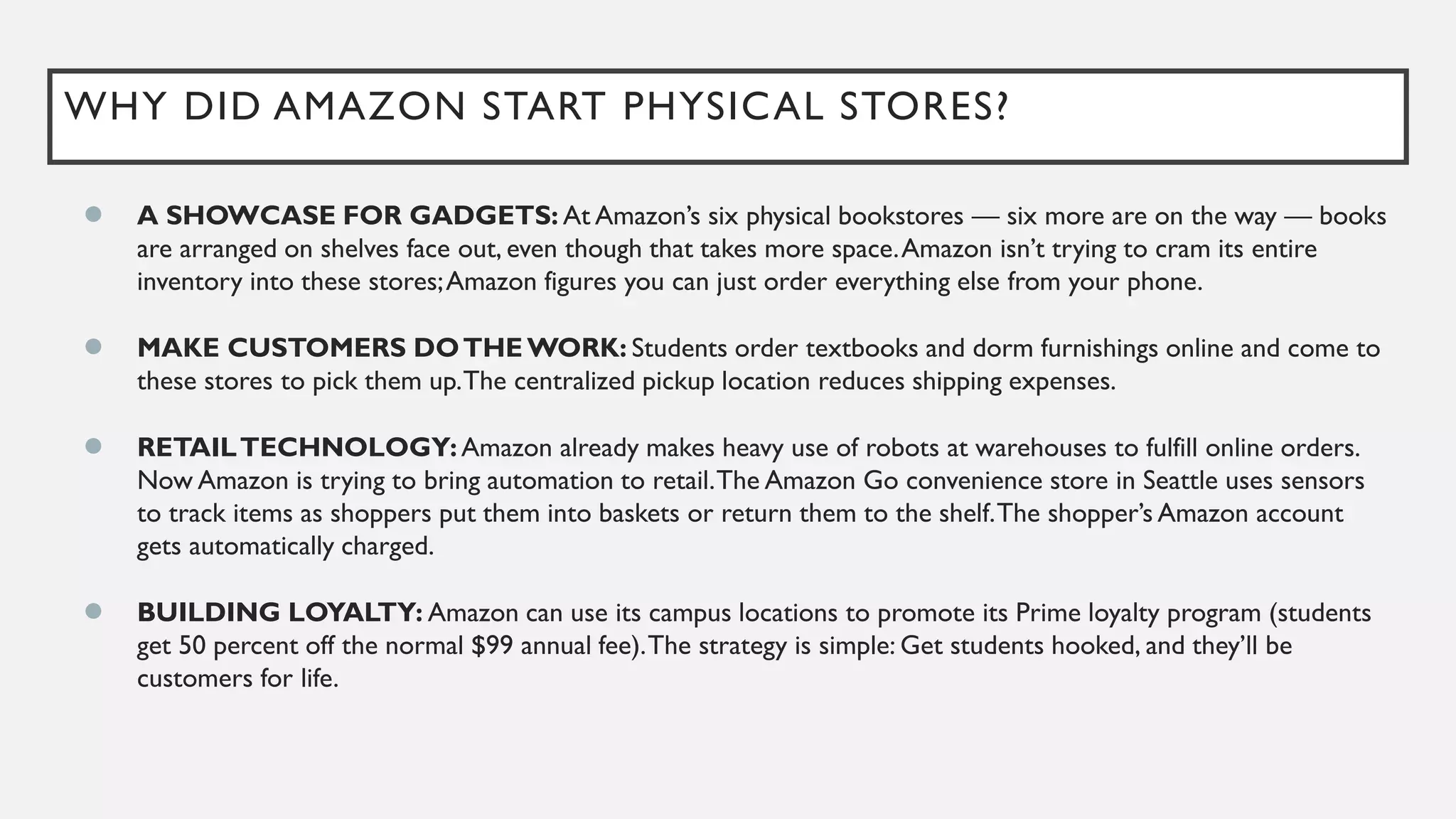 Amazon 2018 case study | PPTX