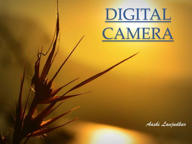 Digital camera | PPT