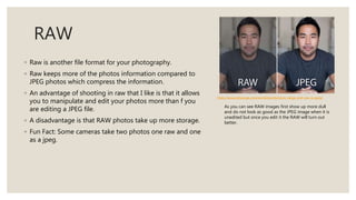 Digital camera basics | PPTX | Photo Editing Software | Computer Software and Applications
