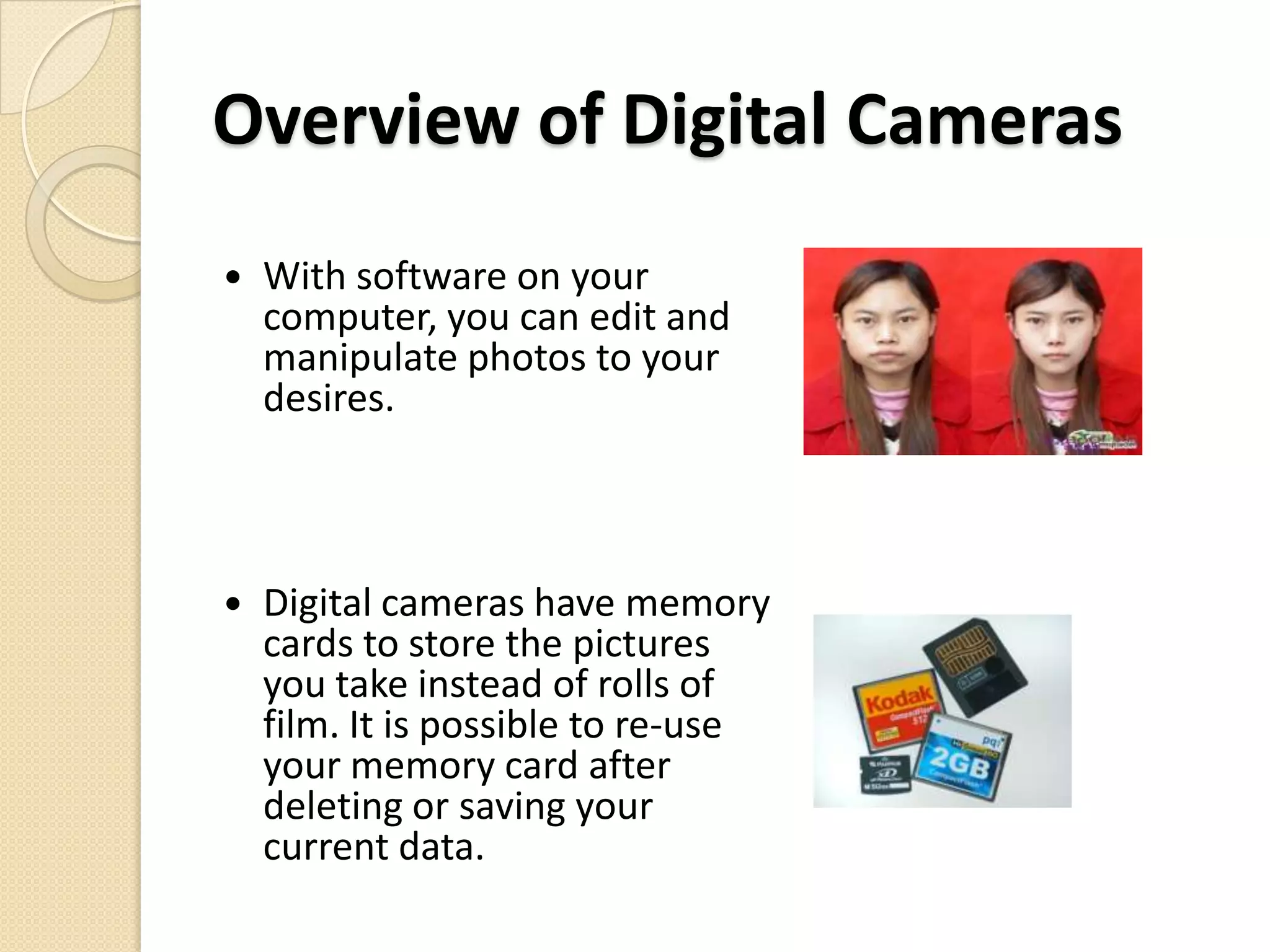 Digital Camera Technology | PPTX