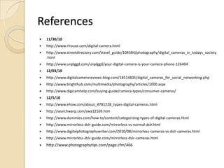 Digital Camera Technology | PPTX