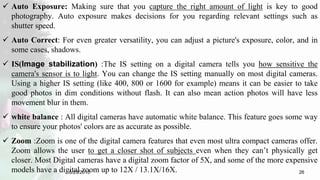 Digital Camera Working Mechanism | PPTX | Cameras and Camcorders | Consumer Electronics