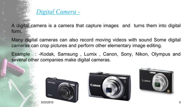Digital Camera Working Mechanism