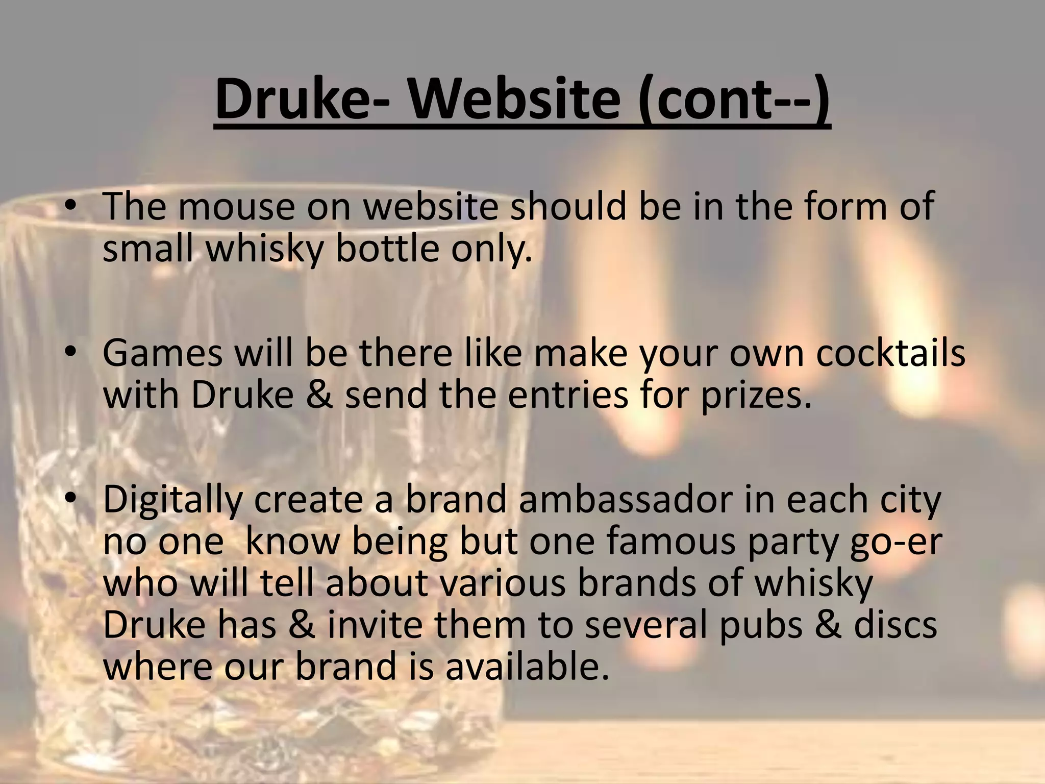 Digital campaign for alcohol brand sahil raina | PPTX