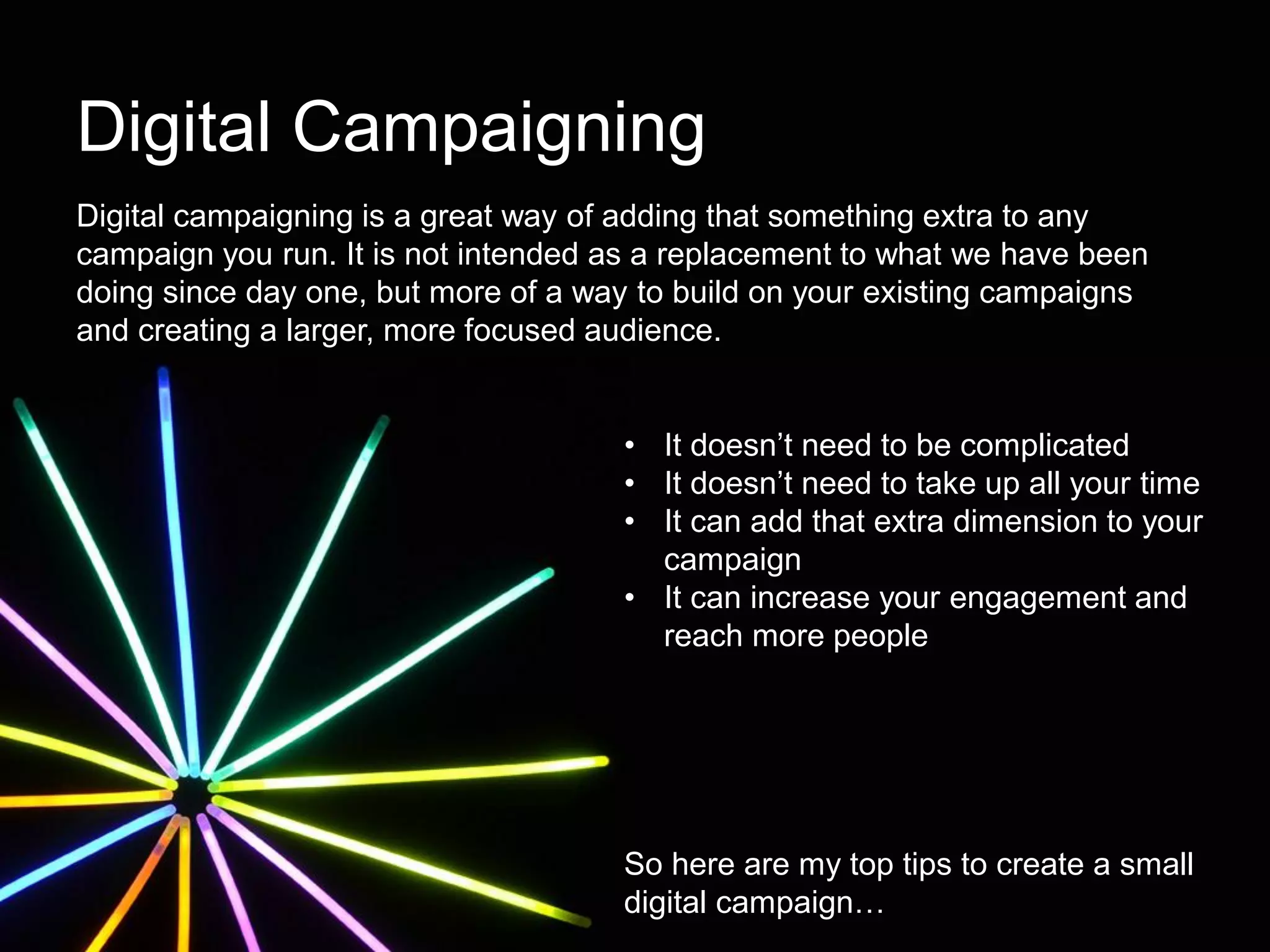 Simple digital campaigning | PPT