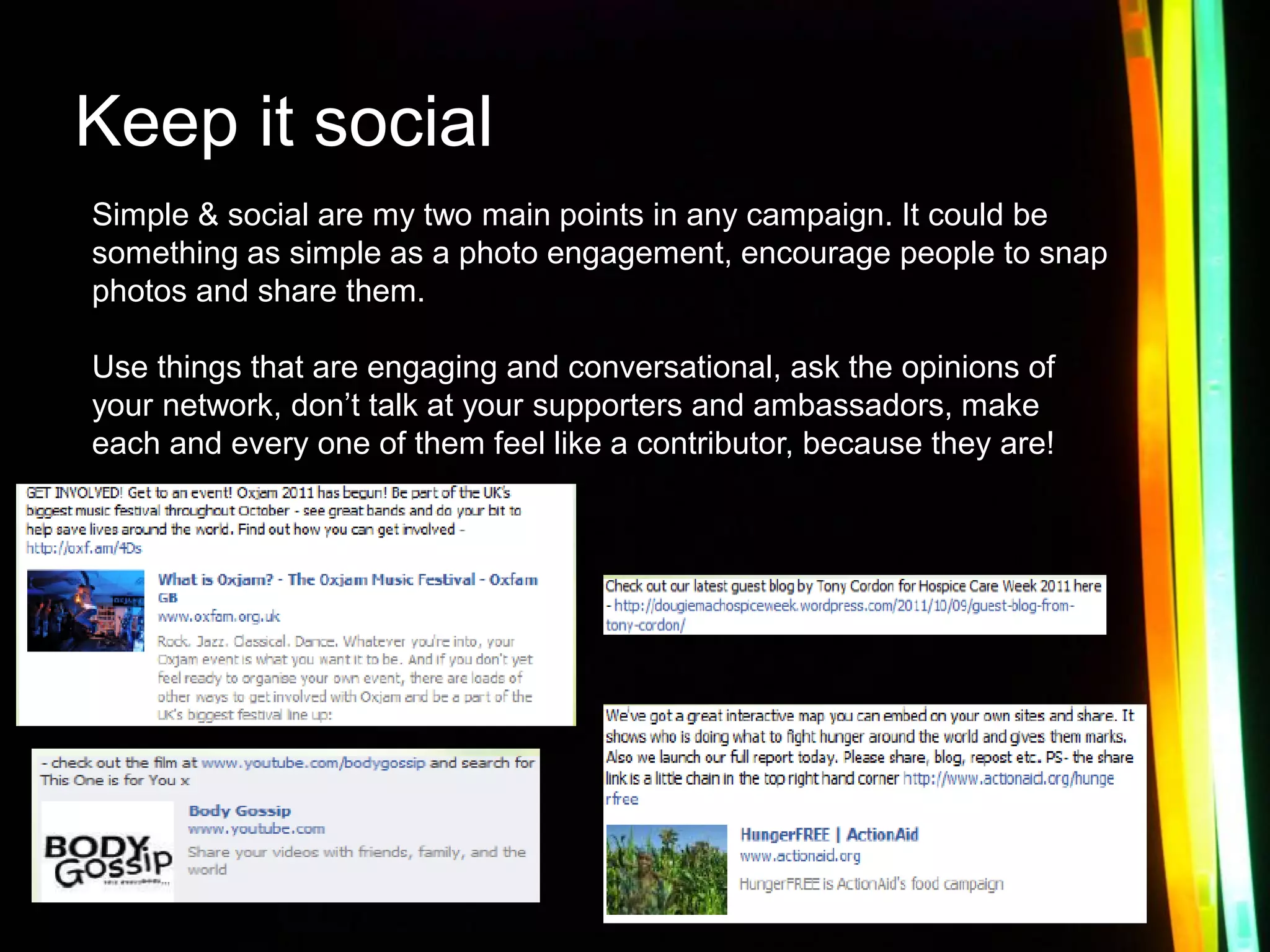 Simple digital campaigning | PPT