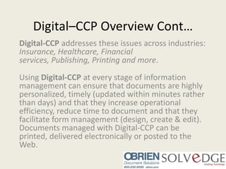 Digital-CCP Overview | PPTX