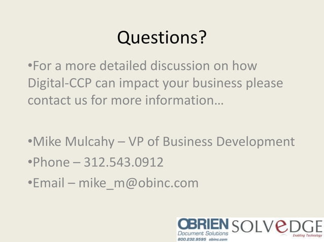 Digital-CCP Overview | PPTX