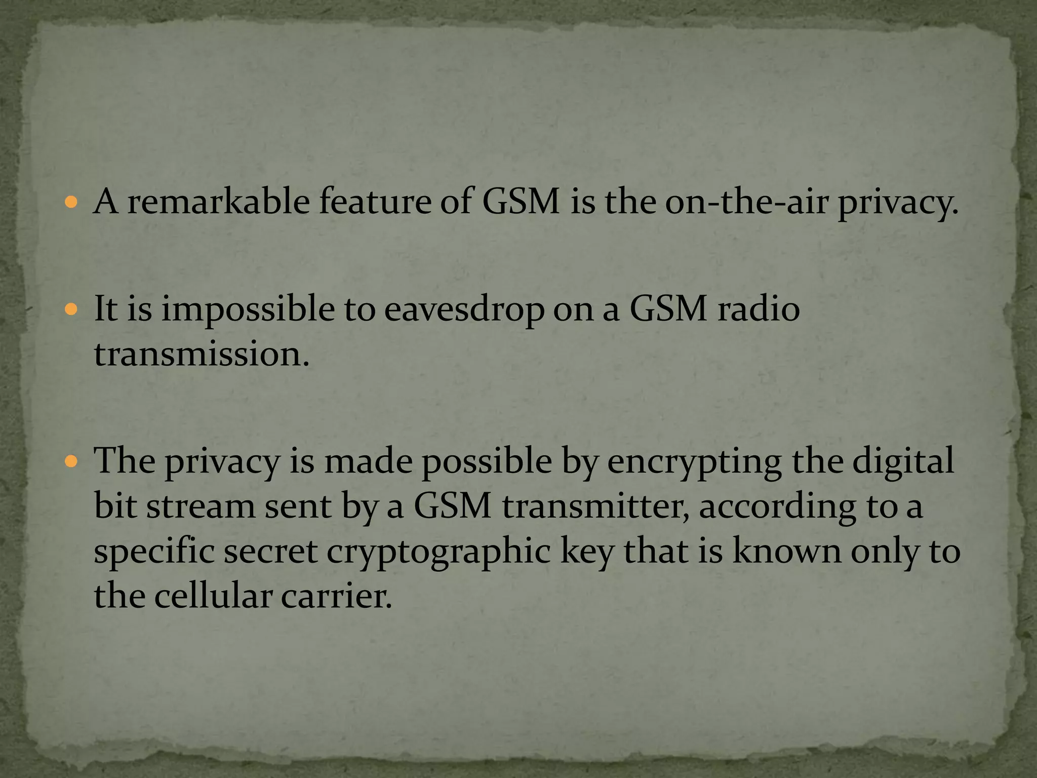 Digital cellular networks GSM | PDF