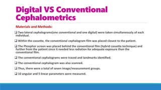 Digital cephalometry | PPTX