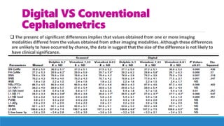 Digital cephalometry | PPTX