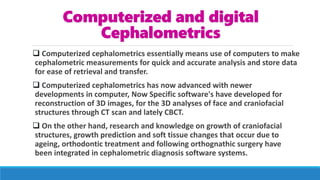 Digital cephalometry | PPTX