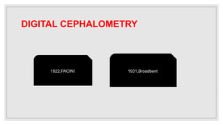 Digital cephalometry | PPTX