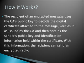 Digital Certificate | PPT