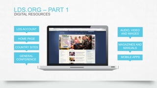 Digital Church Lesson 1 - LDS.org Digital Resources | PPTX