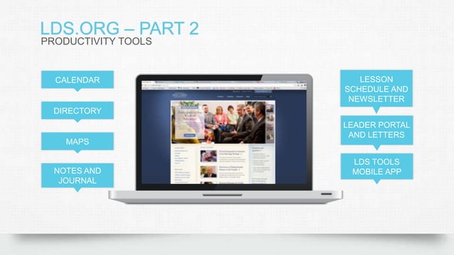 Digital Church Lesson 2 - LDS.org Productivity Tools | PPT