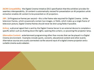 Digital cinema terms | PPT