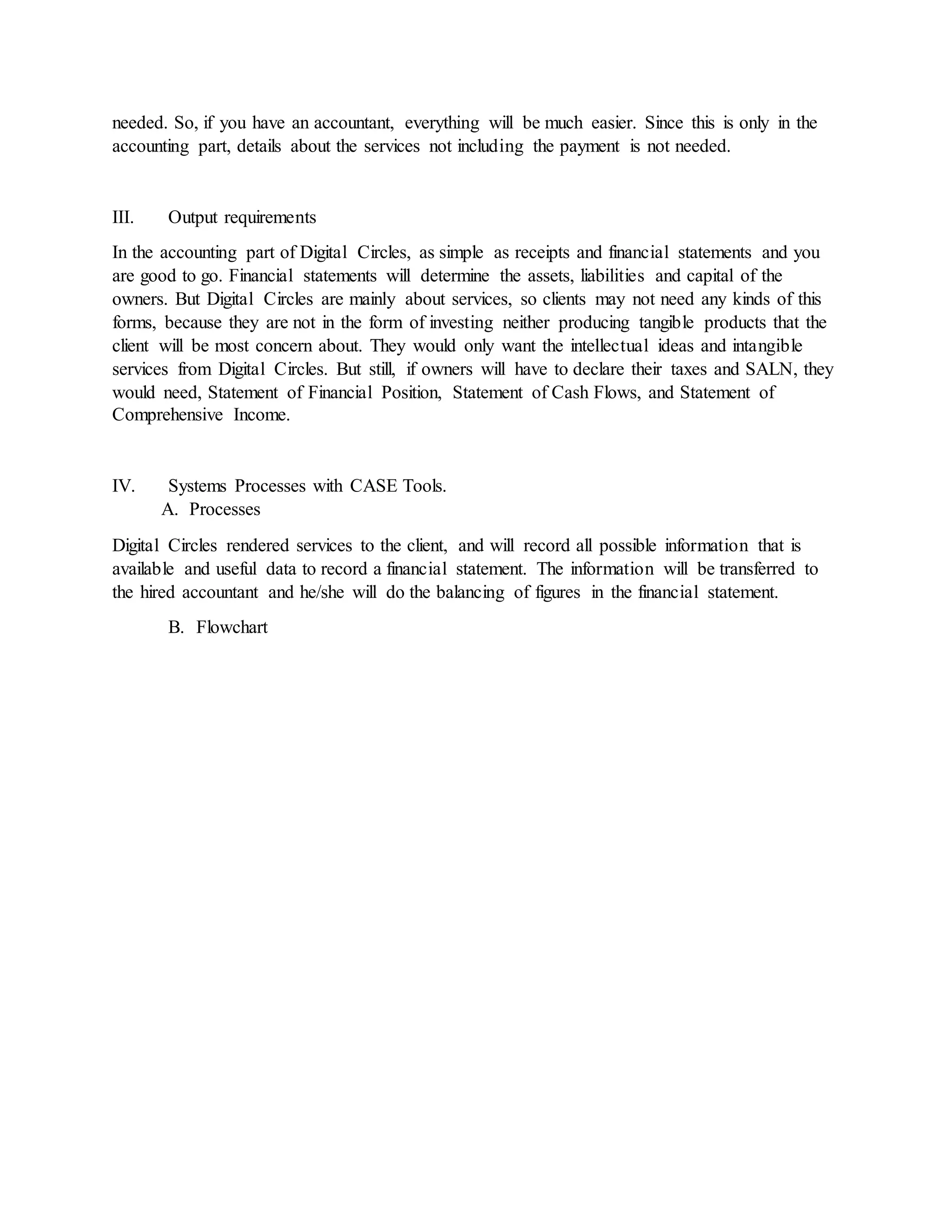 Sample Systems Design Case Study (Systems Analysis & Design) | PDF