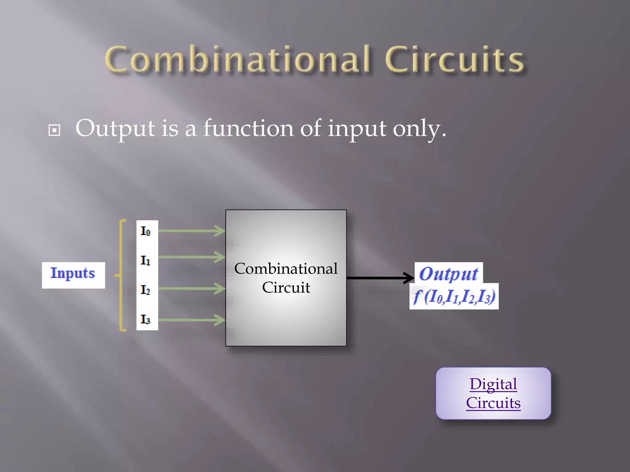Digital circuit presentation | PPTX