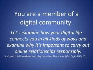 Digital citizen | PPT