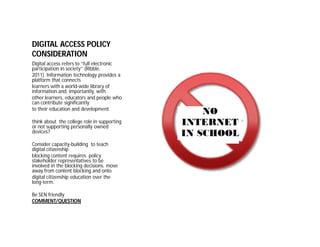 Digital Citizenship Policy Formulation with Lubuto Trust College ...