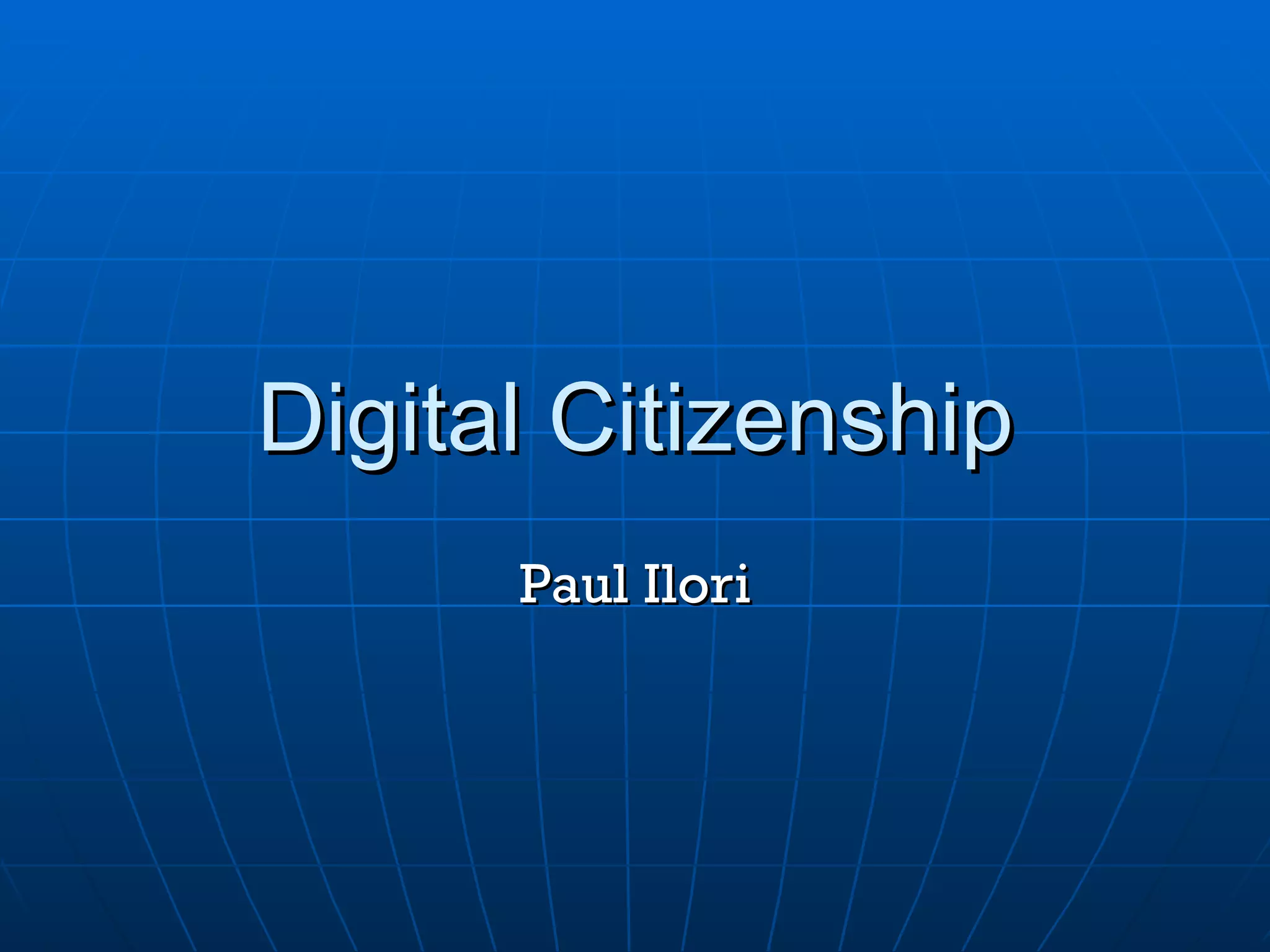 Digital Citizenship | PPT
