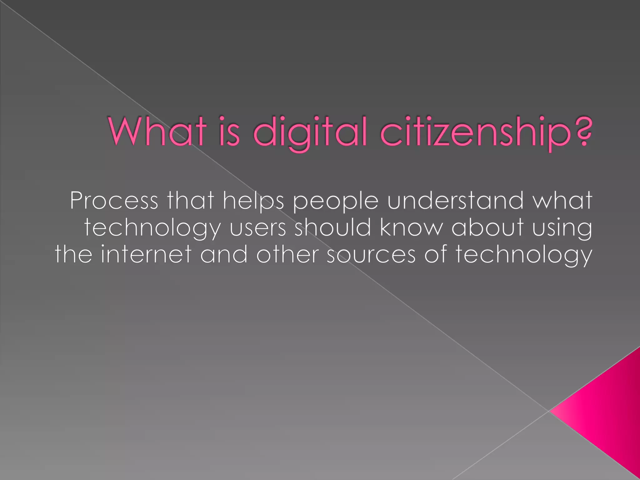 Digital citizenship | PPT