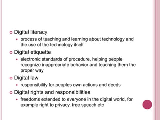 Digital citizenship | PPTX