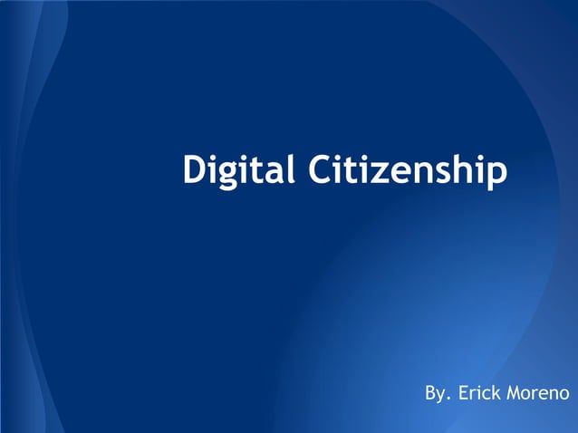 Digital citizenship | PPT
