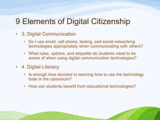 Digital Citizenship and Its Applications in ELT | PPTX