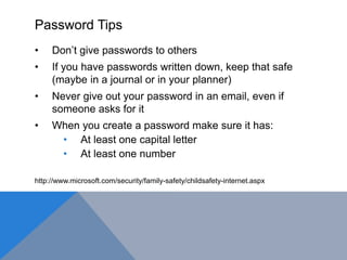 Digital citizenship for Elementary Students | PPTX