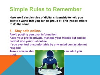 Digital citizenship | PPTX
