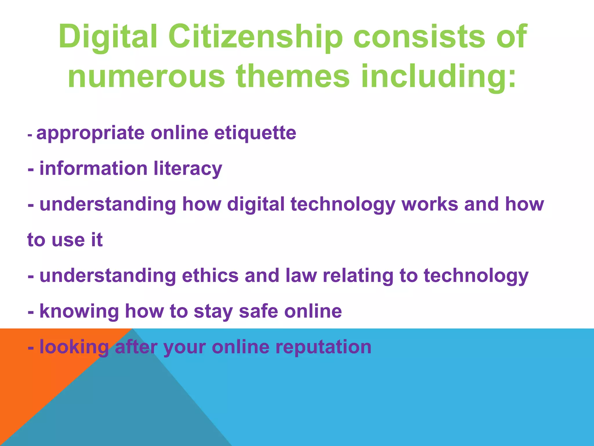Digital citizenship@ | PPT