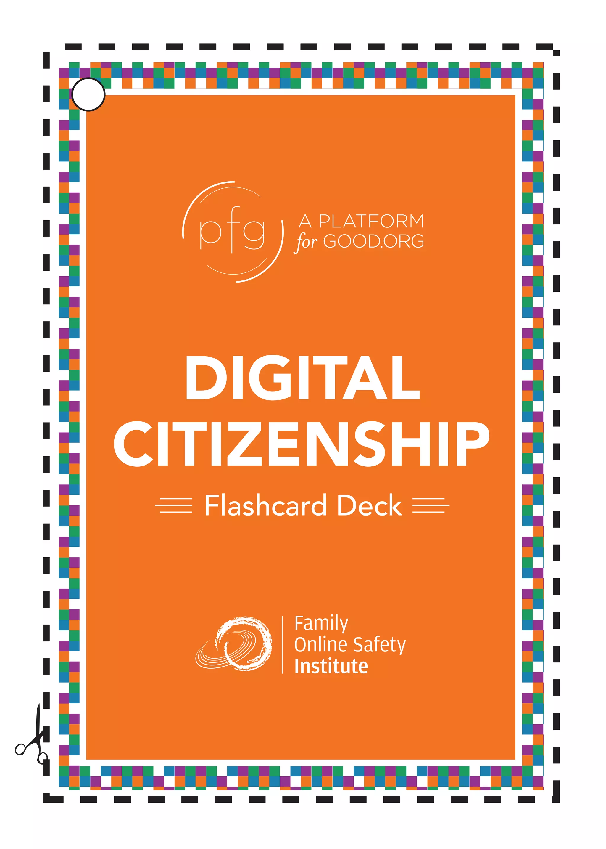 Digital Citizenship Flash Card Deck - A Platform for Good | PDF
