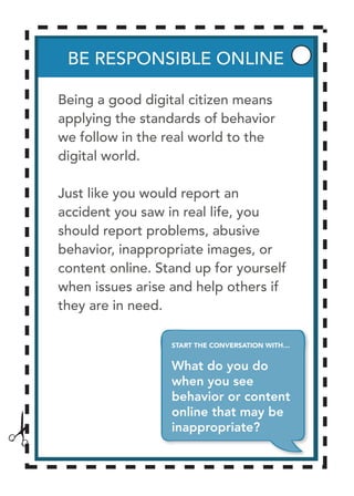 Digital Citizenship Flash Card Deck - A Platform for Good | PDF