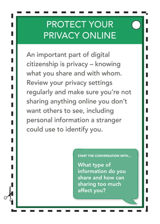 Digital Citizenship Flash Card Deck - A Platform for Good | PDF