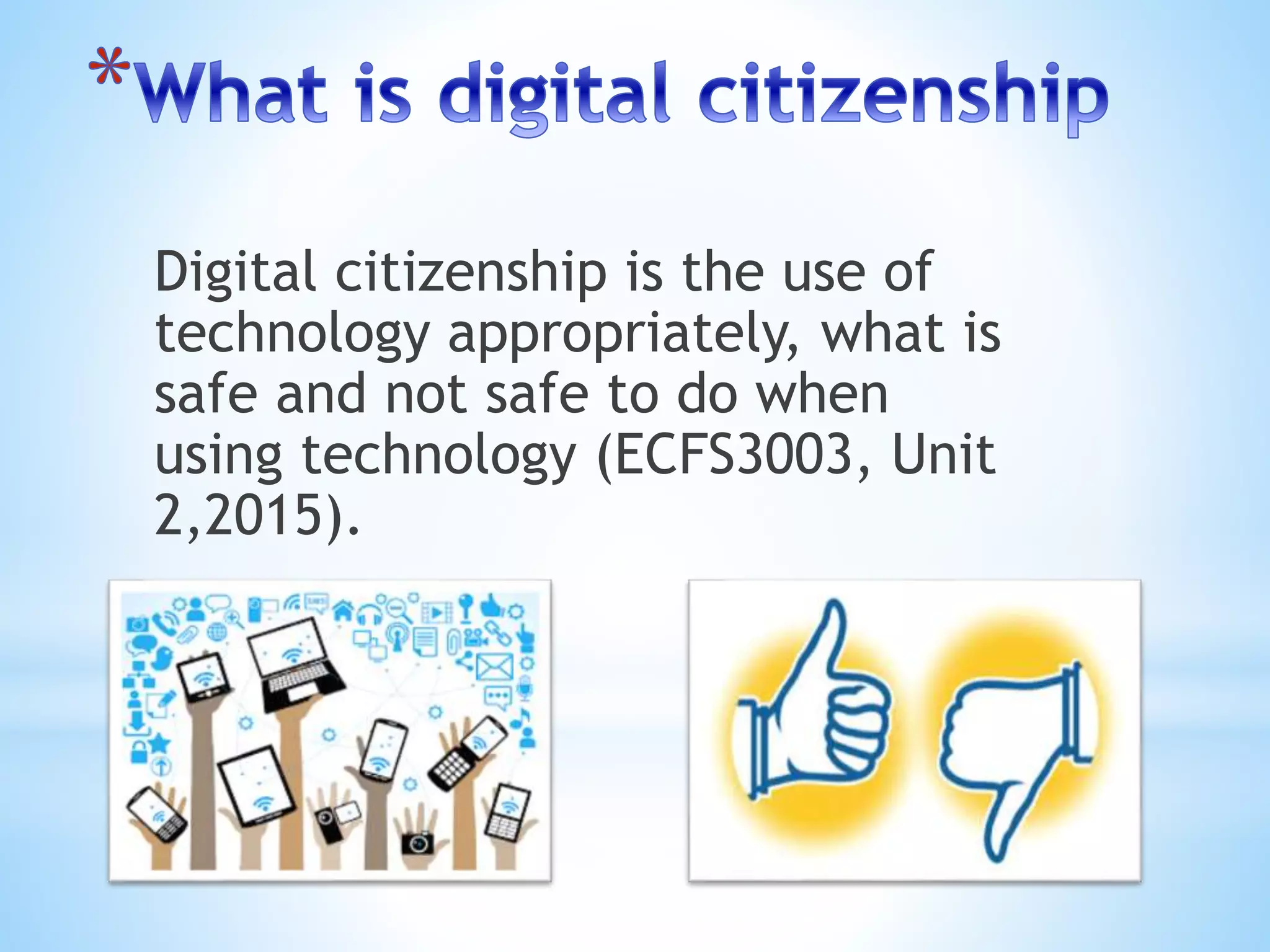 Digital citizenship | PPTX