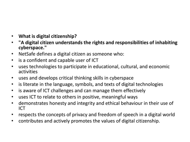 Digital citizenship | PPT