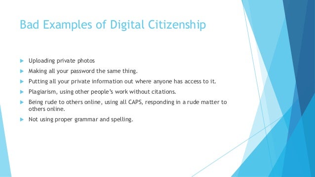 Digital citizenship