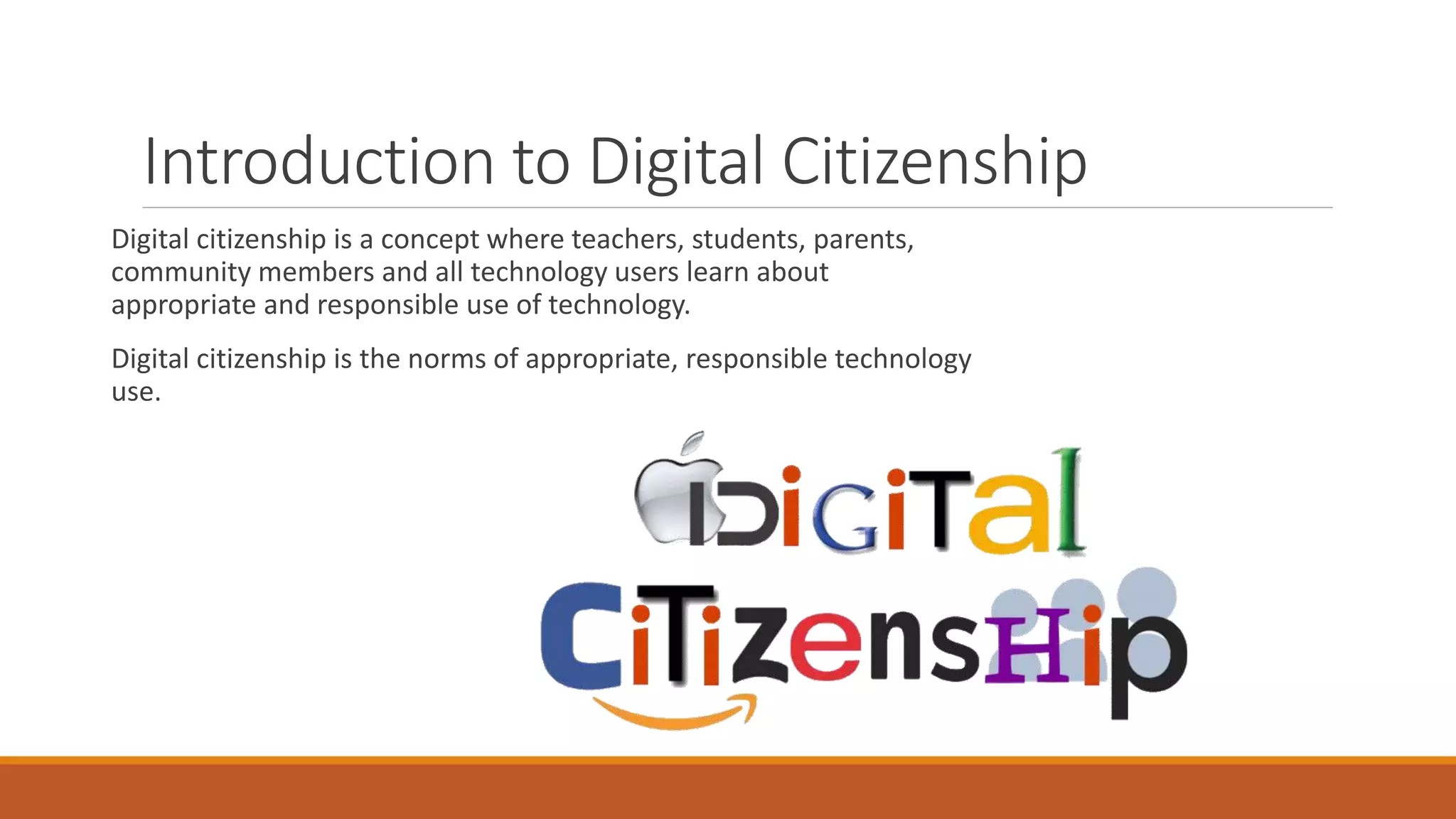 Digital citizenship | PPTX