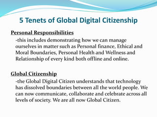 Digital citizenship | PPTX | Internet for Beginners | Internet