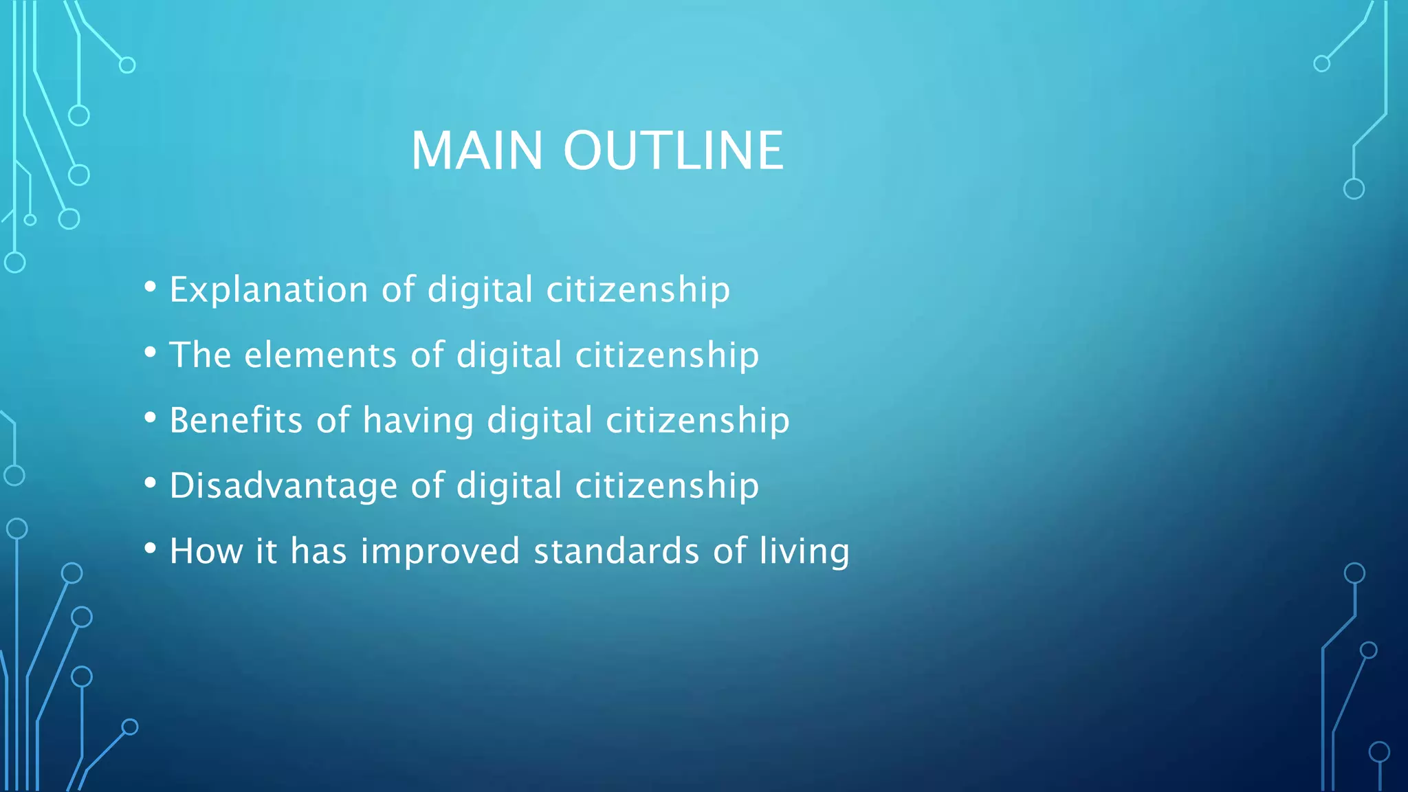 Digital citizenship | PPTX