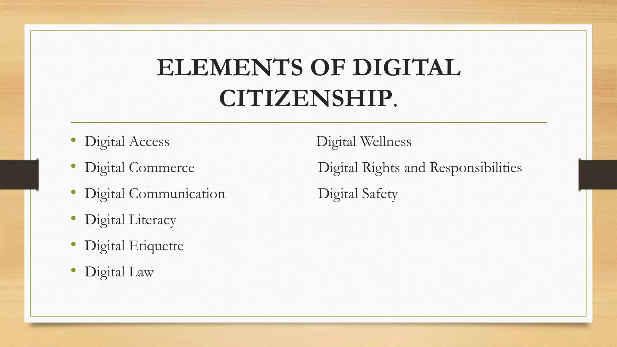 Digital citizenship,.Tamunei Gilberth | PPTX