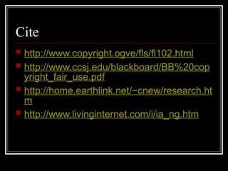 Digital Citizenship, Netiquette, and Fair Use | PPTX
