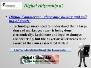 digital citizenship in the Modern World of Technology | PPTX